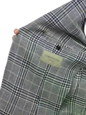 Corneliani Circle Checked Single-breasted Blazer