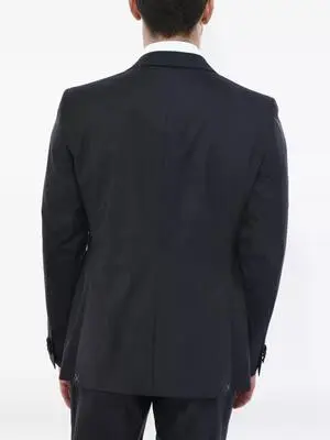 Corneliani Satin-lapel Three-piece Suit - Black