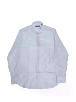Corneliani Patterned Cotton Shirt - Blue