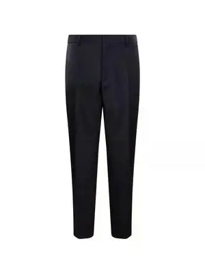 JIL SANDER Pressed Crease Tapered Trousers - Blue