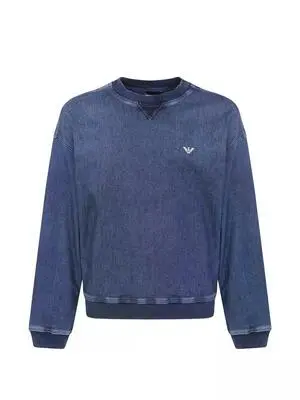 Emporio Armani Denim Sweatshirt - Blue