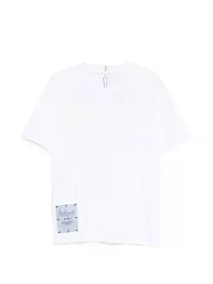 Alexander McQueen Logo-patch Graphic-print T-shirt