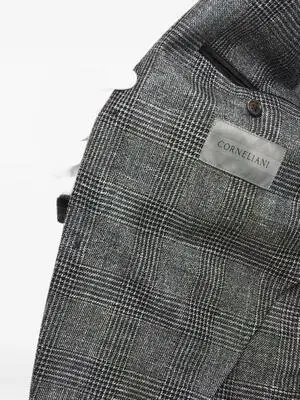Corneliani Checked Single-breasted Blazer