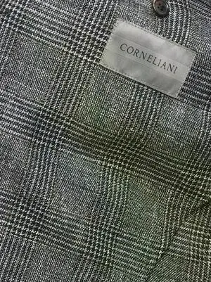 Corneliani Checked Single-breasted Blazer