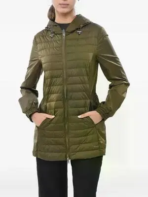 Woolrich Quilted Drawstring Jacket - Green