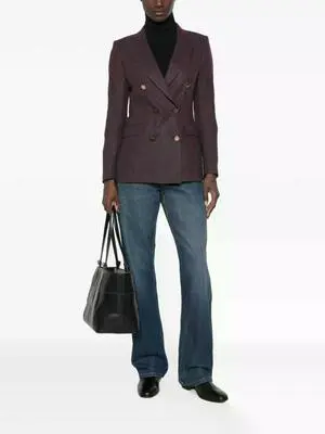 Tagliatore Herringbone-pattern Double-breasted Blazer