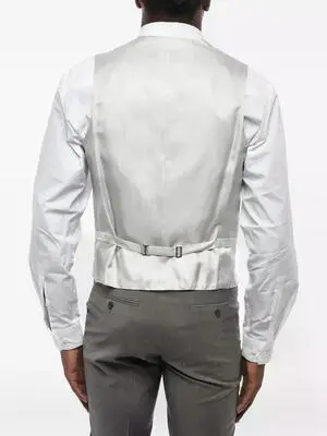 Corneliani Satin Welt-pocket Waistcoat