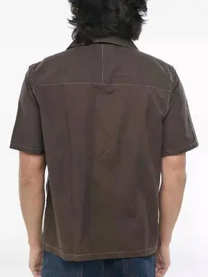 BERNER KUHL Contrast-stitch Short-sleeve Shirt