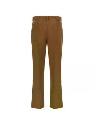Marni Pressed-crease Trousers - Brown