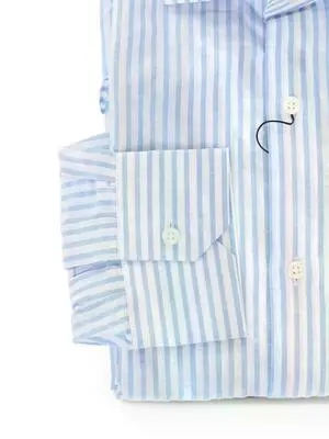 Corneliani Striped French-collar Shirt