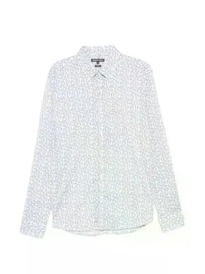 Michael Kors Leaf-print Shirt - White