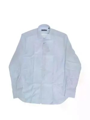 Corneliani Wave-pattern French-collar Shirt