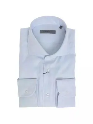 Corneliani Wave-pattern French-collar Shirt