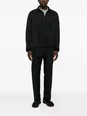 Stone Island 4100014 Ultralight Nylon Quilted-tc Coat Jacket