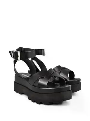 ALTERCORE Zoe Buckle-fastening Platform Sandals