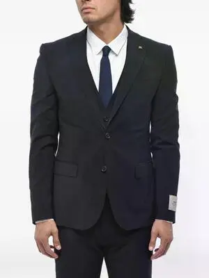 Corneliani Cc Collection Three-piece Single-breasted Suit - Blue