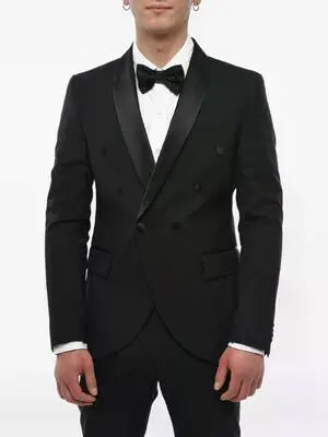 Corneliani Code Satin-lapel Double-breasted Suit
