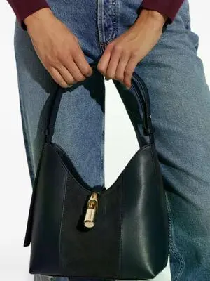 Furla Goccia Paneled Leather Shoulder Bag