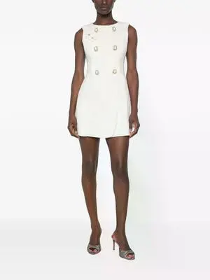 SELF-PORTRAIT Floral Appliqué Mini Dress