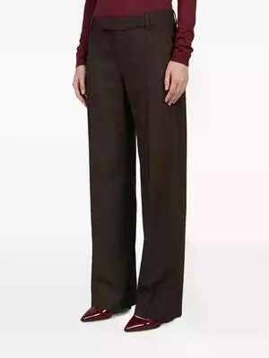 Federica Tosi Wide-leg Pressed-pleat Trousers