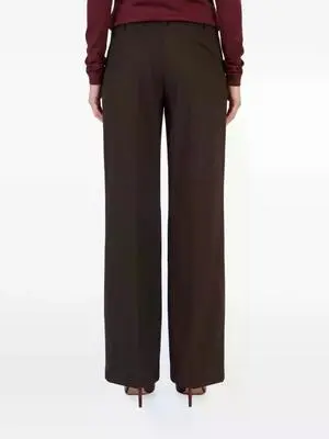 Federica Tosi Wide-leg Pressed-pleat Trousers