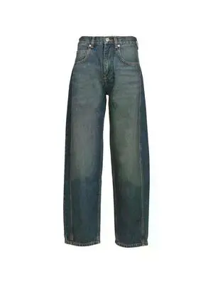 Isabel Marant Étoile Oriane-gz Panelled Jeans - Blue