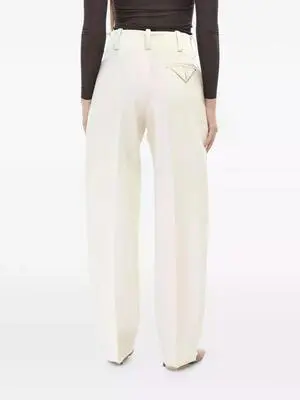 SUPER BLOND Pleated High-rise Trousers