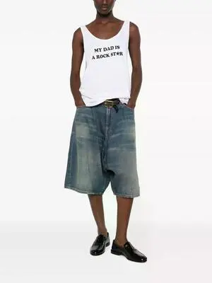 Stella McCartney Slogan Print Vest Top
