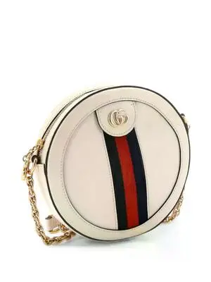 Gucci Ophidia Round Shoulder Bag Leather Mini Crossbody Bag