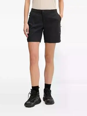 HAGLOFS Logo-print Zip-pocket Shorts - Black