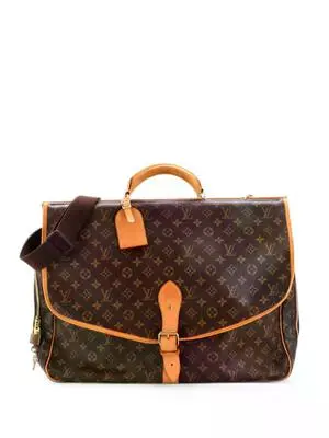 LOUIS VUITTON Sac Chasse Hunting Bag Monogram Canvas Travel Bag - Brown