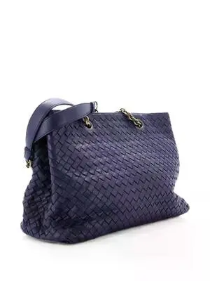 Bottega Veneta Double Chain Intrecciato Nappa Medium Tote Bag