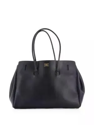 Balenciaga Bel Air Carry All Bag Leather Medium Tote Bag - Black