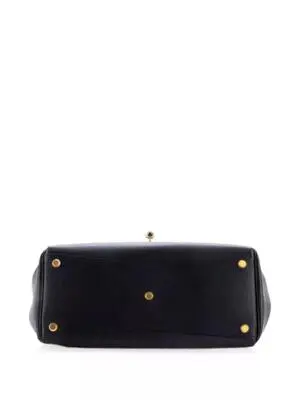 Balenciaga Bel Air Carry All Leather Tote Bag - Black