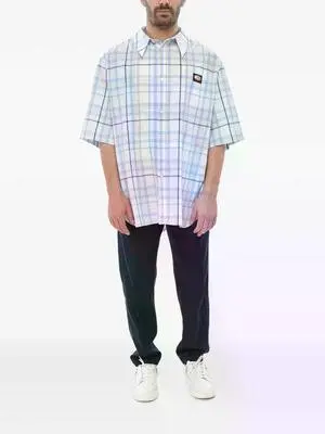WILLY CHAVARRIA Logo-patch Checked Shirt