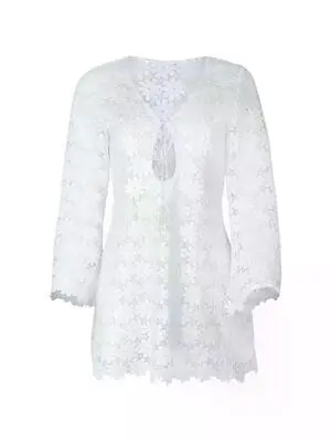 Waimari Seraphine Guipure-lace Mini Dress - White