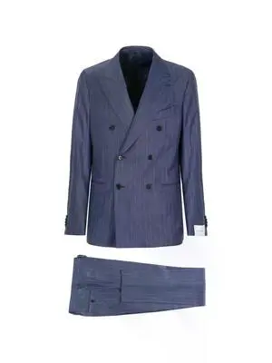 Caruso Pinstripe Double-breasted Suit