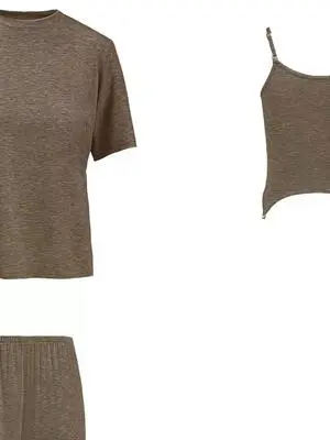 SEEN USERS Survival Pajamas Set - Brown