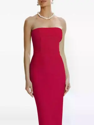FRAMBOISE Asma Strapless Maxi Dress