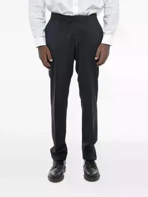 Corneliani Four-pocket Hidden-closure Trousers - Blue