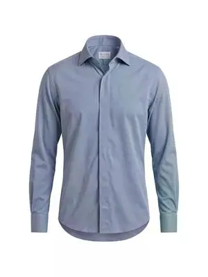 XACUS Concealed-placket Long-sleeve Shirt