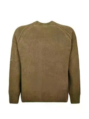 C.P. COMPANY Chenille Cotton Lens Crewneck Sweater