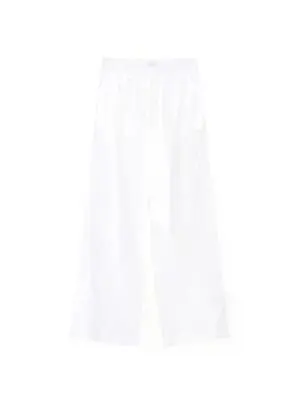 Eleventy Elasticated-waist Trousers - White