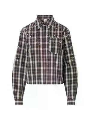 Liu Jo Check Fabric Shirt - Brown