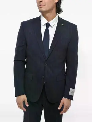 Corneliani Pinstripe-pattern Single-breasted Suit - Blue
