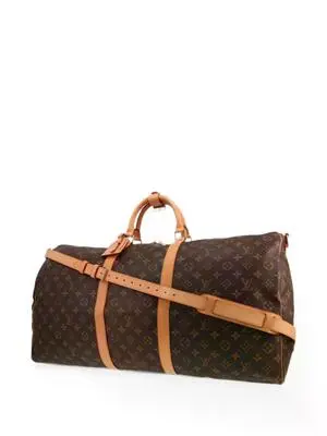 LOUIS VUITTON 1999 Monogram Keepall 60 Travel Bag - Brown