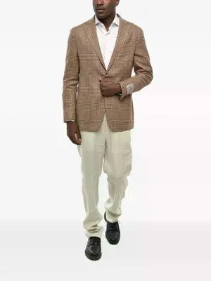 Corneliani Houndstooth Single-breasted Blazer