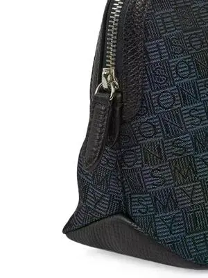 Smythson Small Stamp Canvas Travel Pouch
