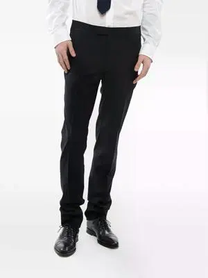Corneliani Pressed-crease Tailored Trousers - Blue