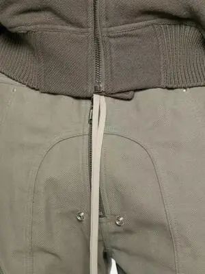 Rick Owens Heizer Zip-detail Trousers - Green